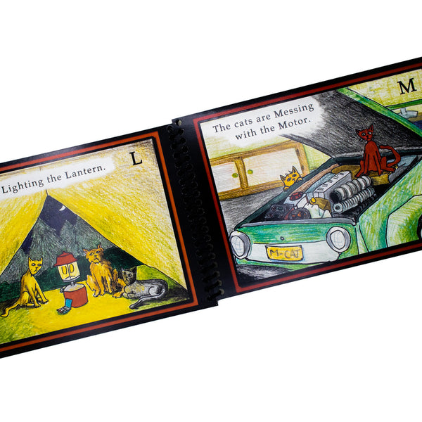 The Alphabet Book of Cats - Children Book - GiftyKitty